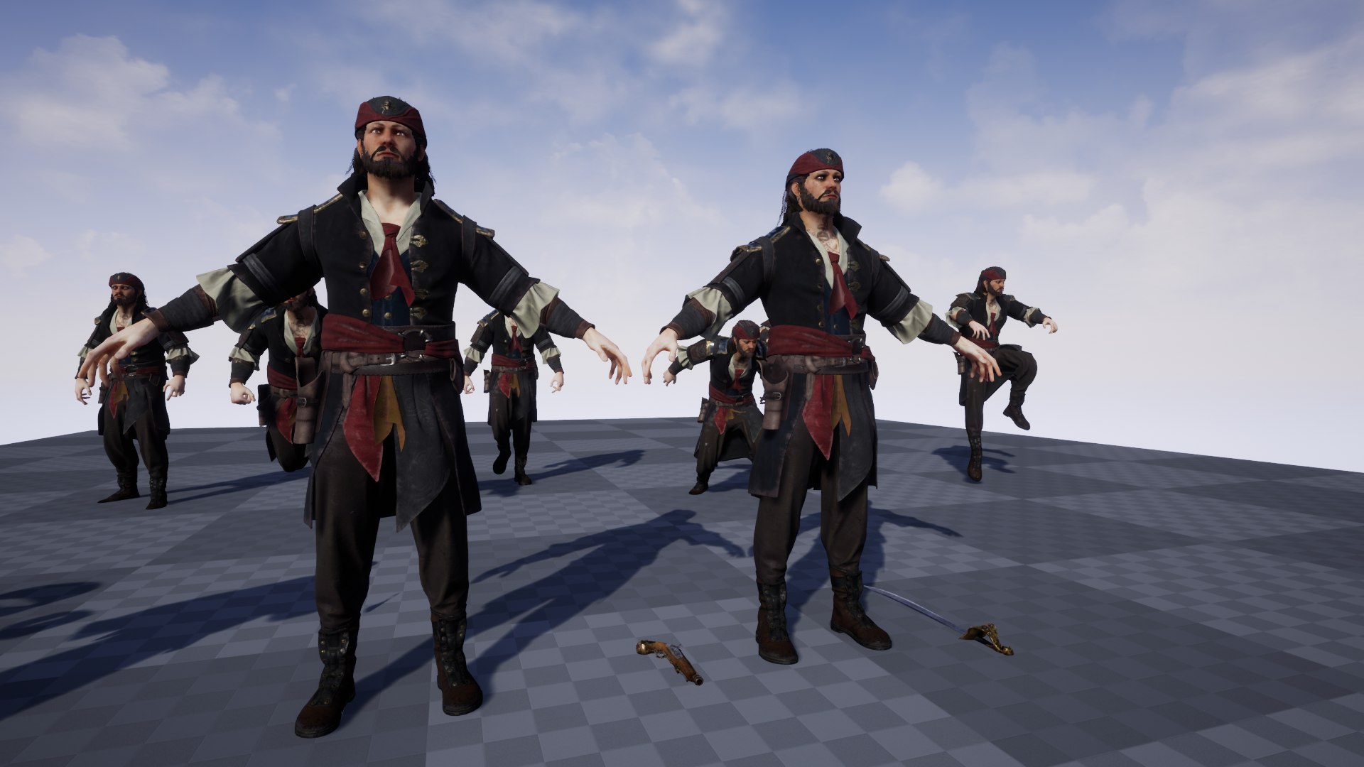 Pirate Captain 3D model - TurboSquid 2090019