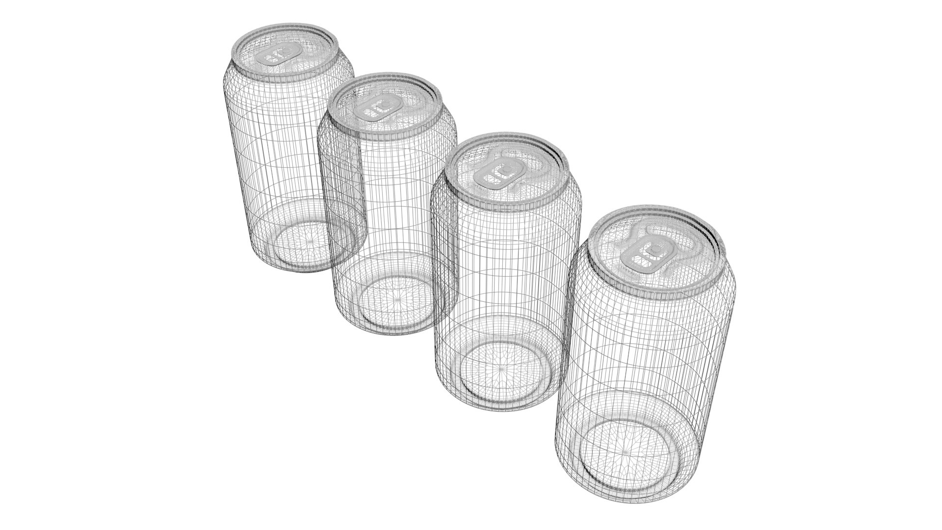 3D model Soda Cans Set - TurboSquid 1885572