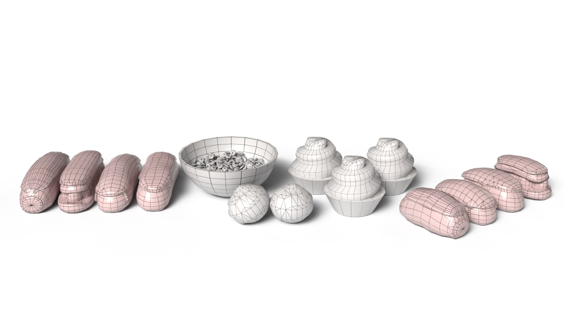 Dessert Collection 3D Model - TurboSquid 2044306