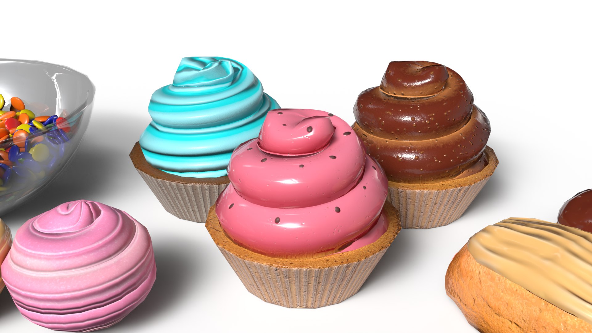 Dessert Collection 3D Model - TurboSquid 2044306