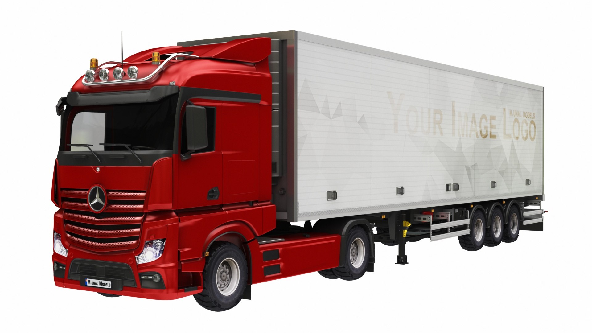 3D Box Cargo Truck Colleciton Model - TurboSquid 1624170