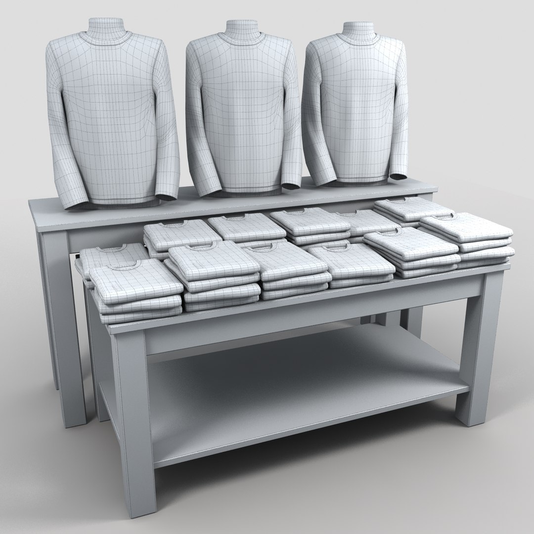 3ds max sweater table