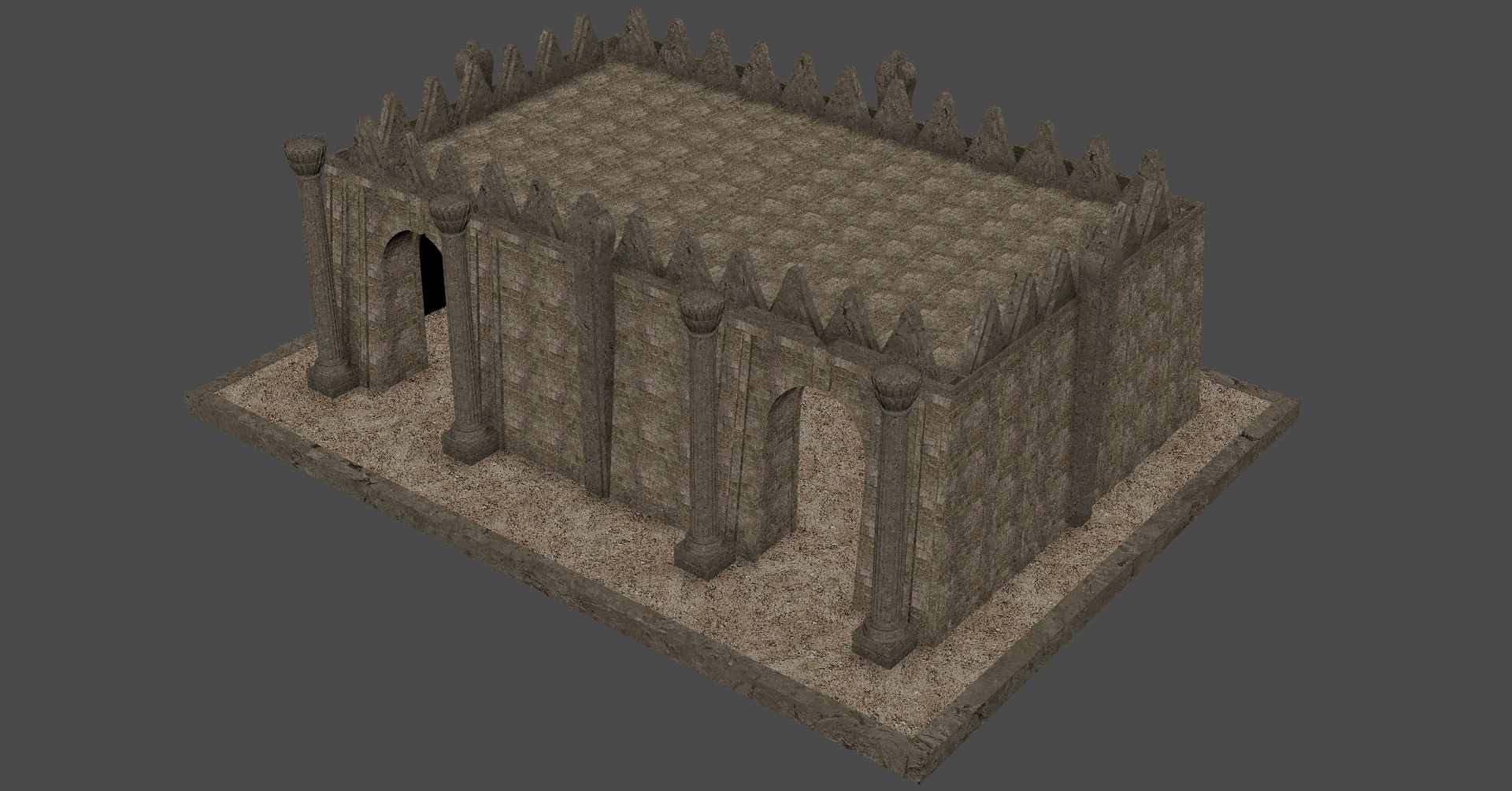Free Free Ancient Temple 3D Model - TurboSquid 2425772