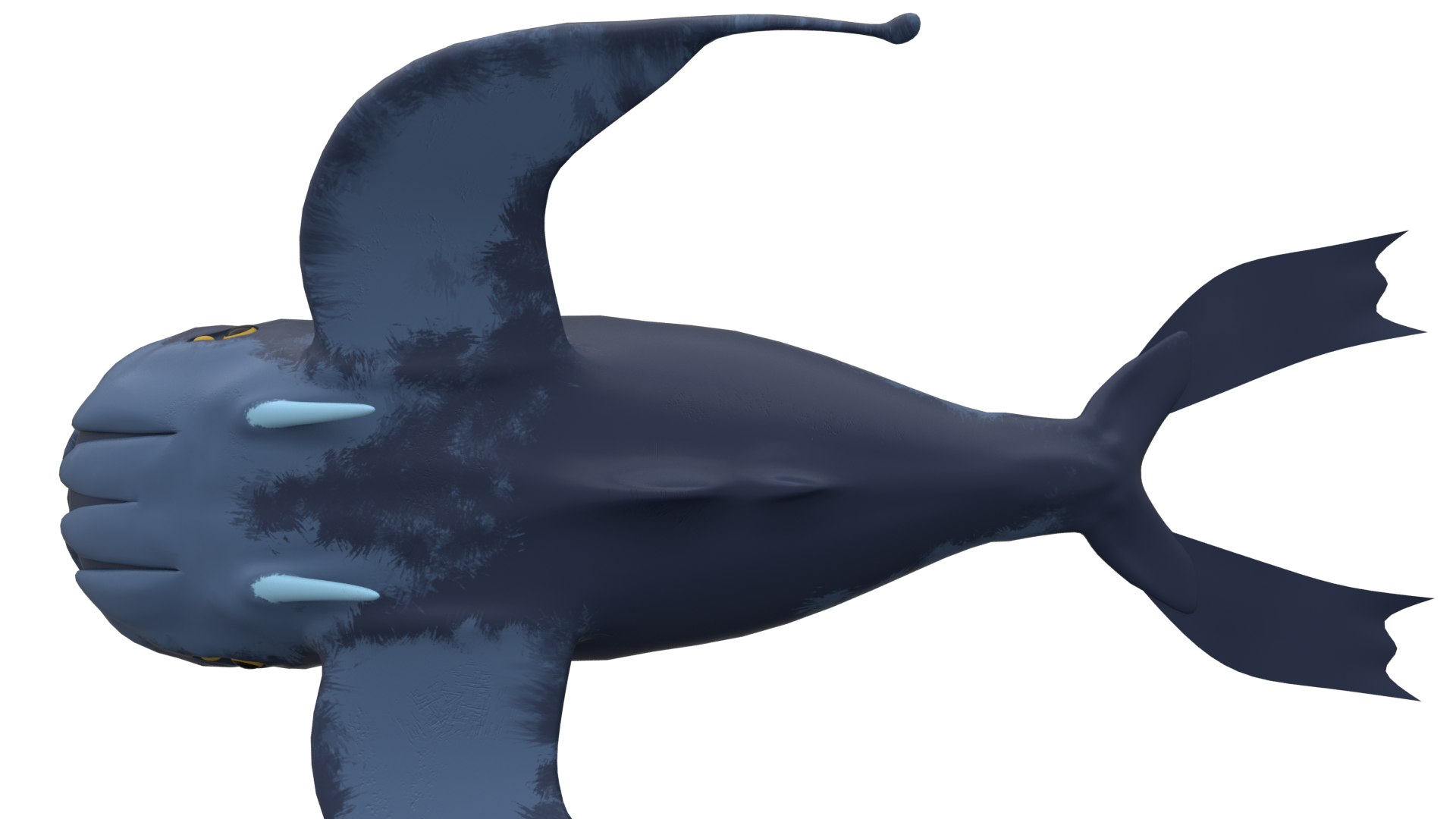 3D Glow Whale - Sea Monster - TurboSquid 1814035