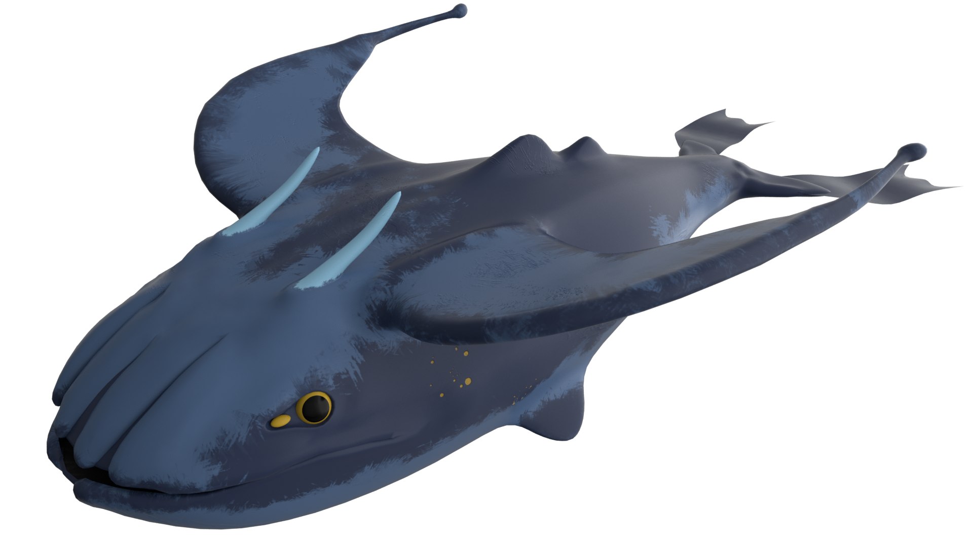 3D Glow Whale - Sea Monster - TurboSquid 1814035