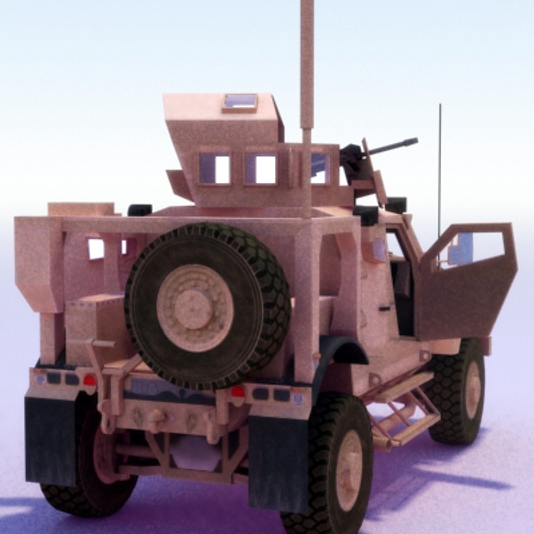 3d M-atv 4x4 Mrap Model