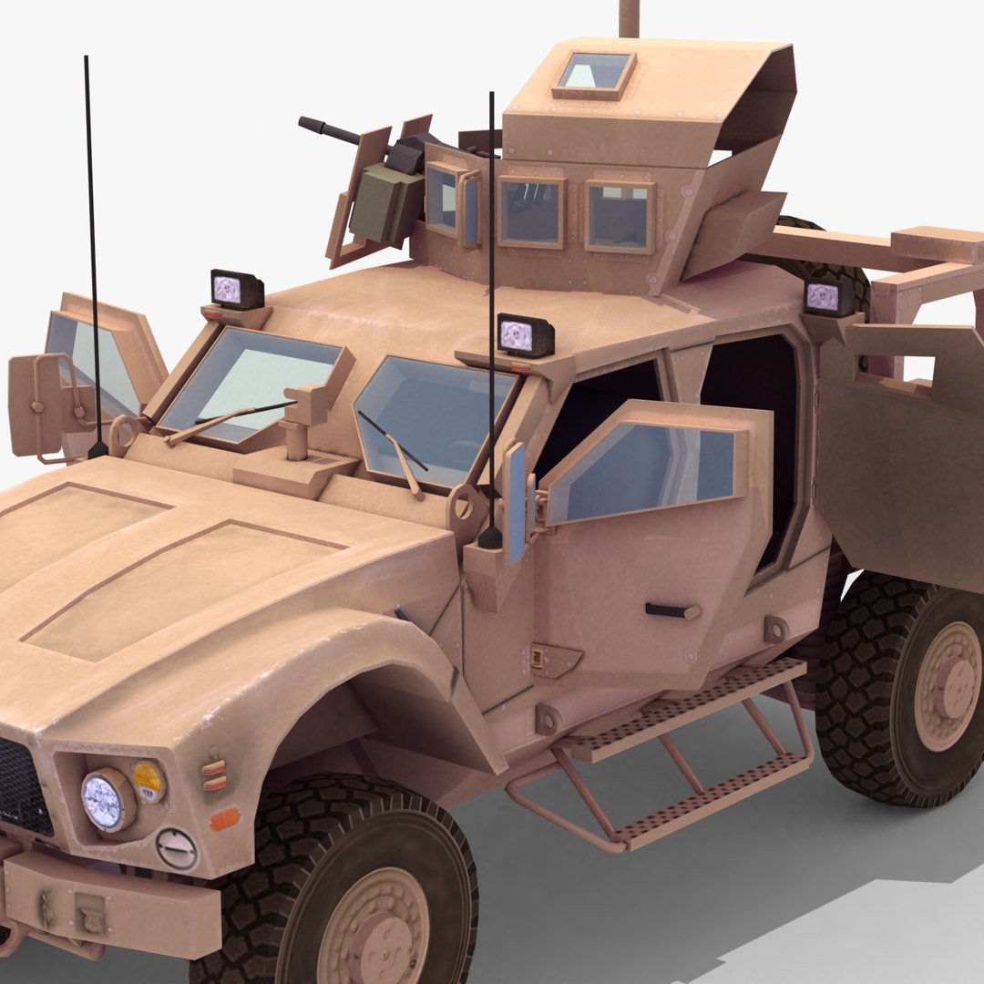 3d M-atv 4x4 Mrap Model