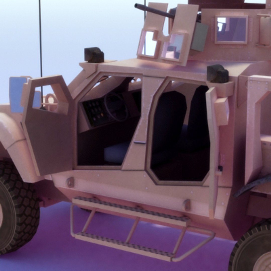 3d M-atv 4x4 Mrap Model