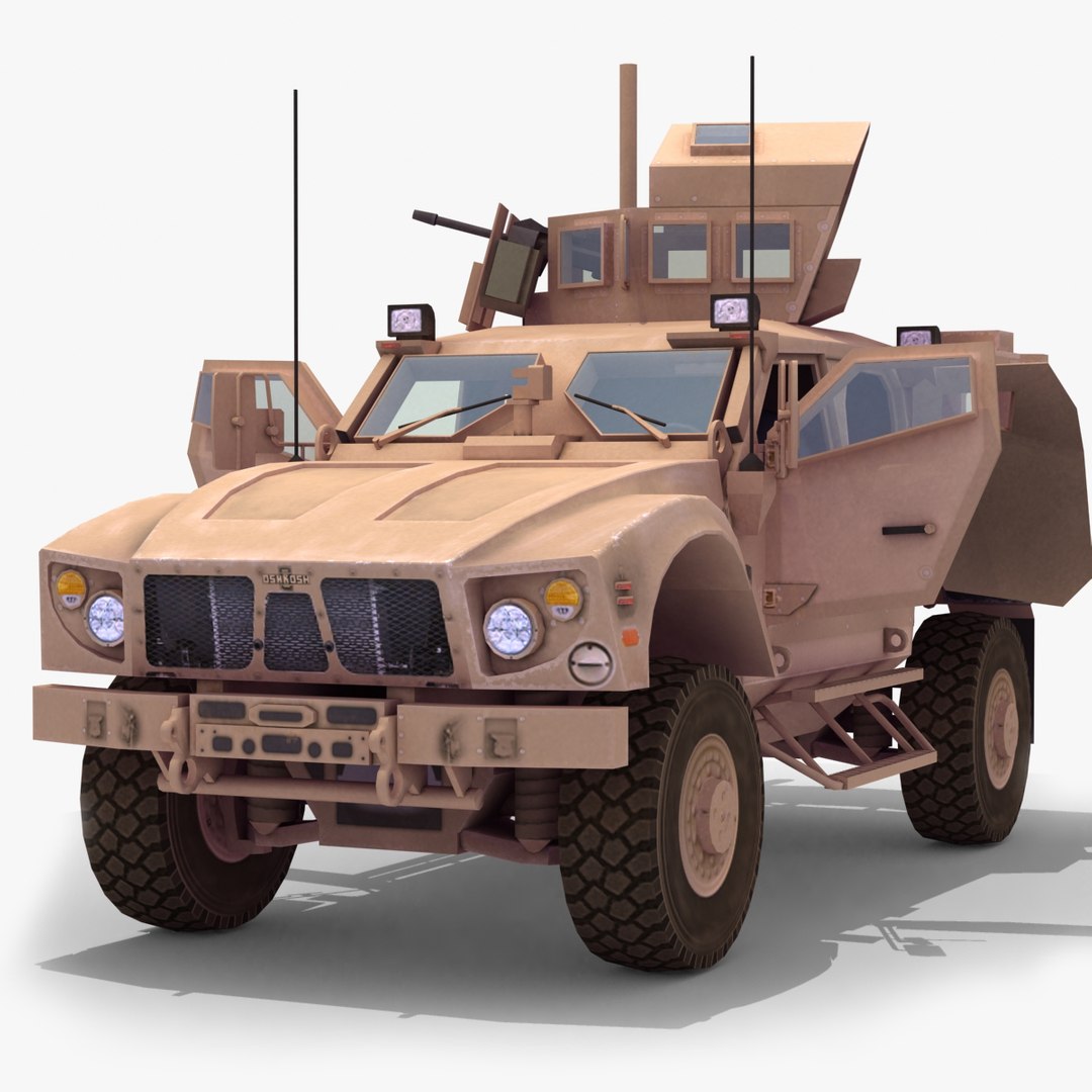 3d M-atv 4x4 Mrap Model