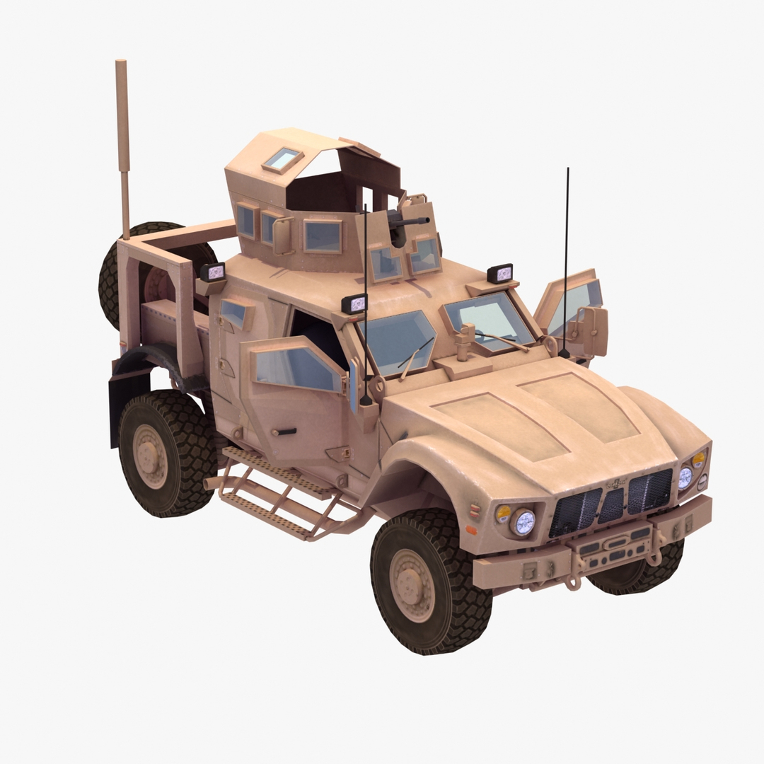 3d M-atv 4x4 Mrap Model