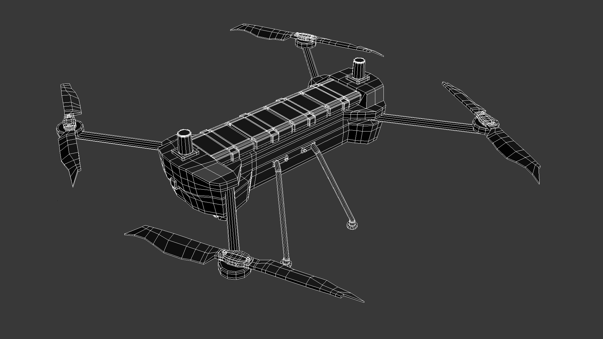 C100 Drone UAV UCAV Model - TurboSquid 2435413