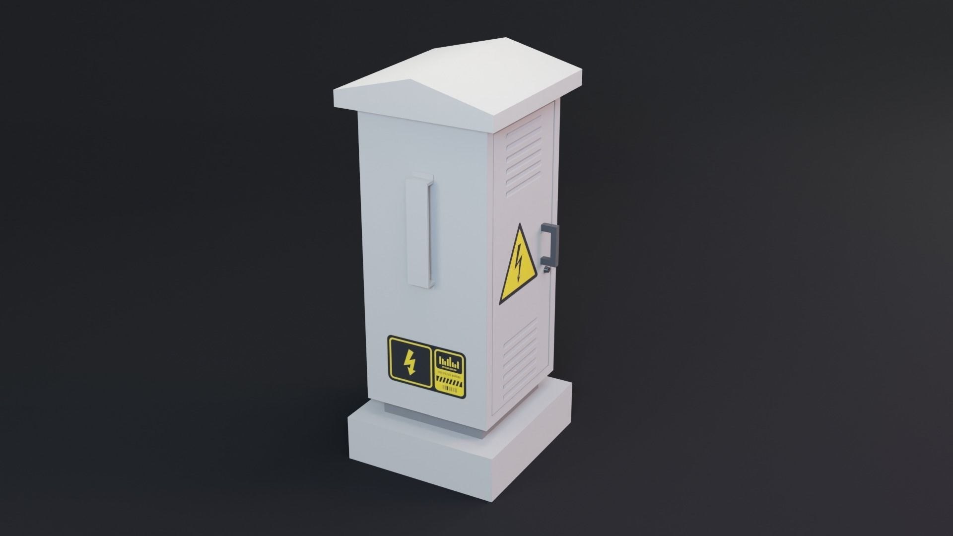 Electrical Box Game Ready Low Poly PBR 3D Model 3D Model - TurboSquid ...