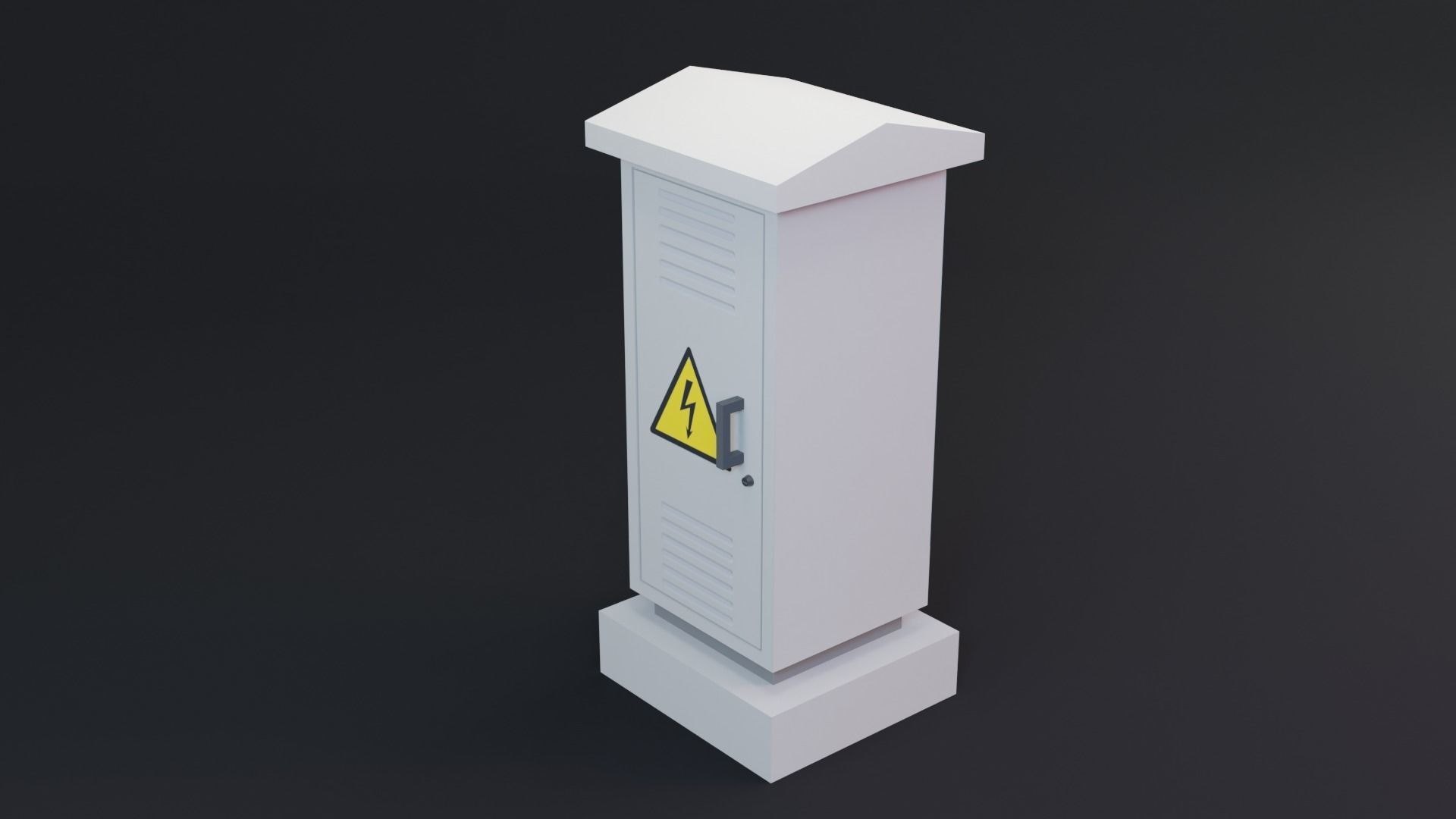 Electrical Box Game Ready Low Poly PBR 3D Model 3D Model - TurboSquid ...