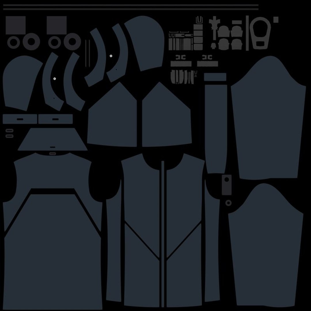 3D Hooded Zip-up Jacket - TurboSquid 1939173