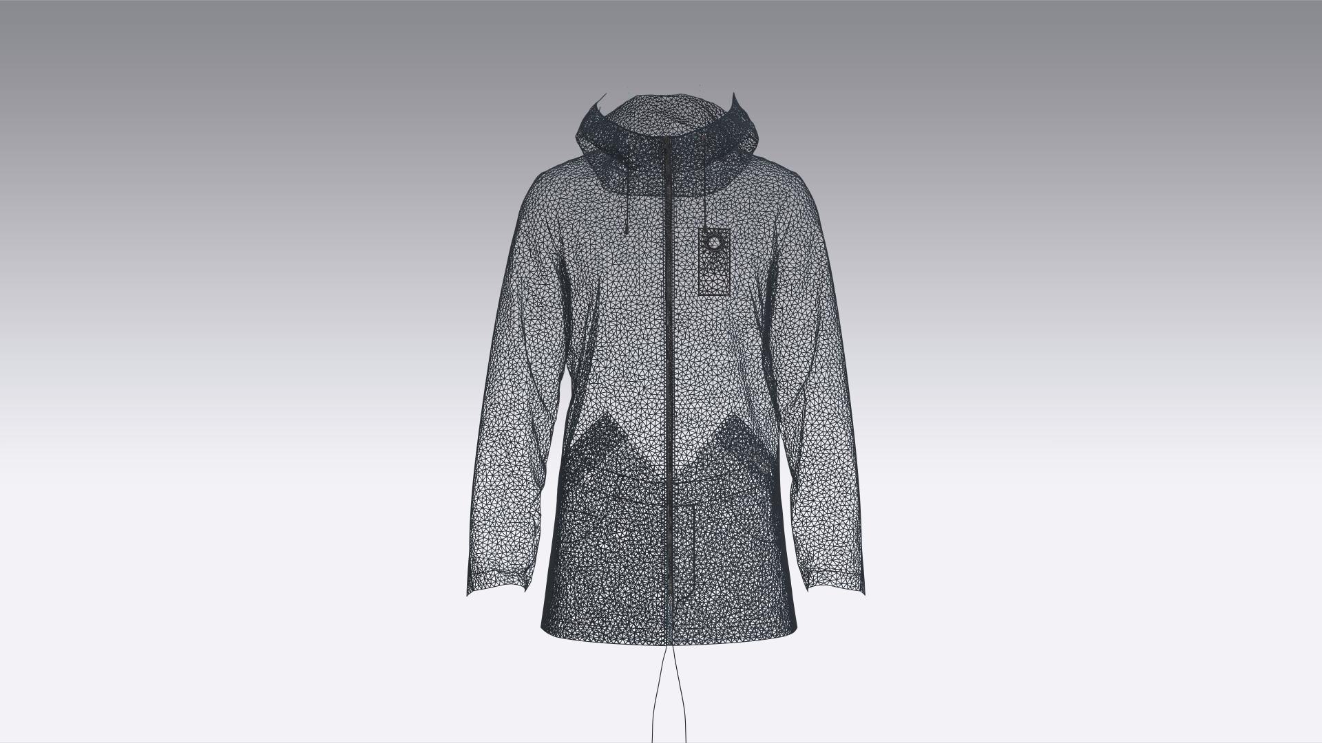 3D Hooded Zip-up Jacket - TurboSquid 1939173