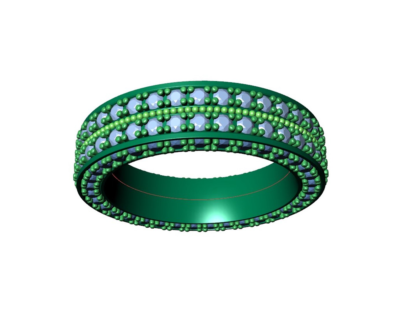 Wedding Set Ring Women Men Ring CAD Design-PSJM001V13 model ...