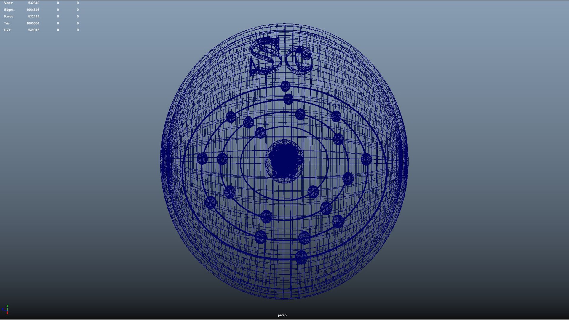 Scandium Chemical Element 3D Model - TurboSquid 2134027