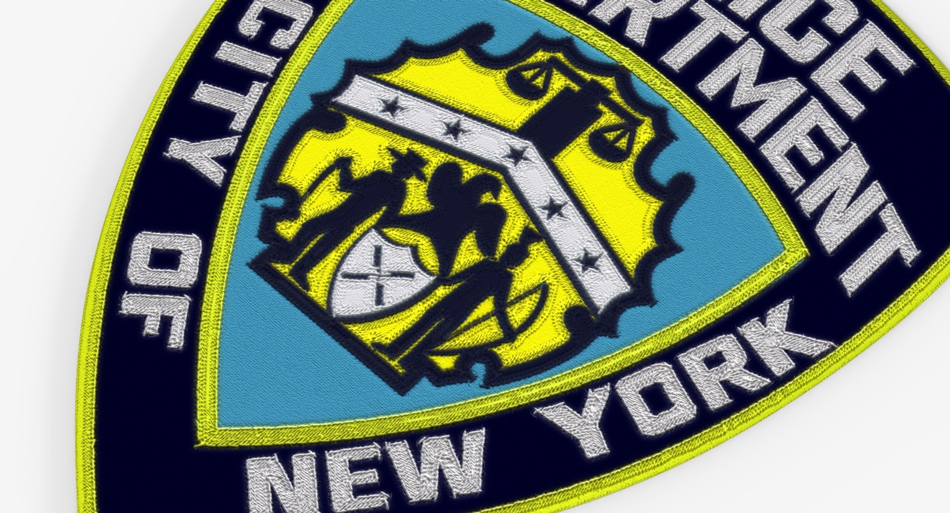 3D Model New York Shield Patch - TurboSquid 1356302