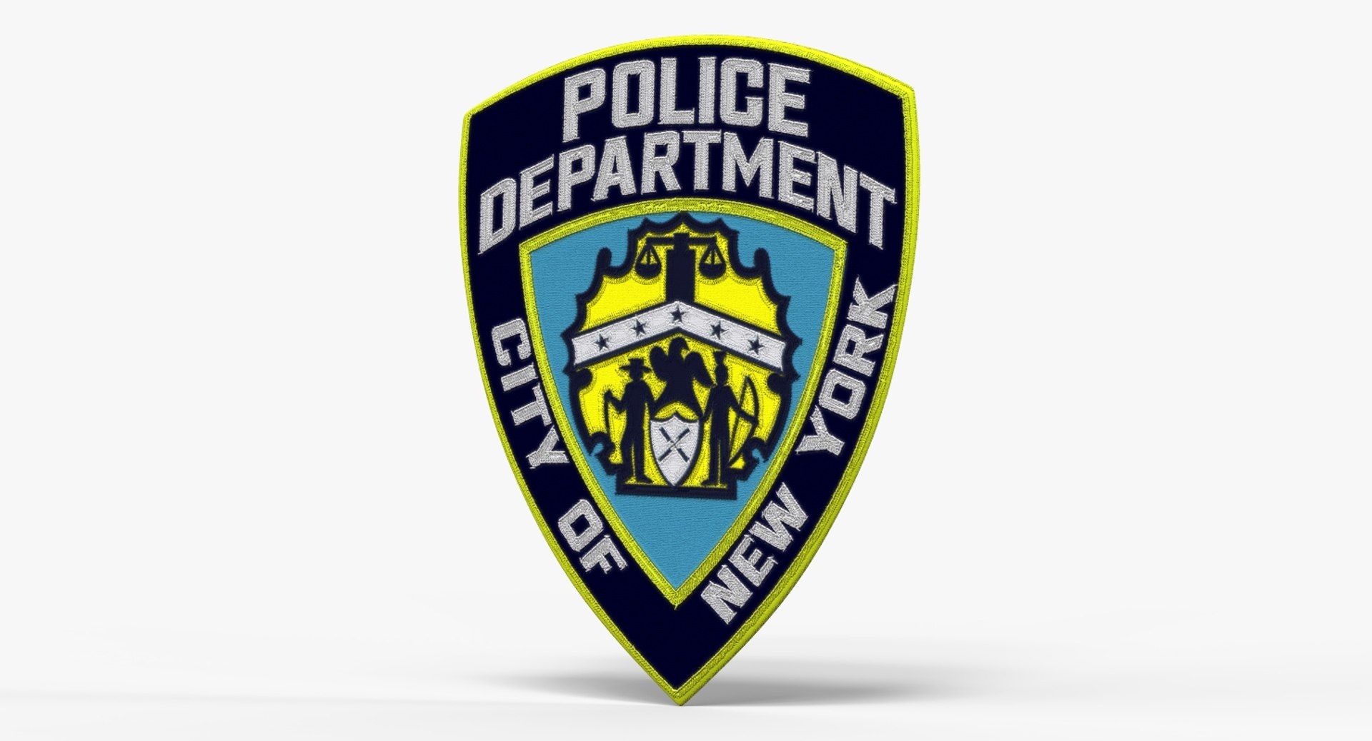3D Model New York Shield Patch - TurboSquid 1356302