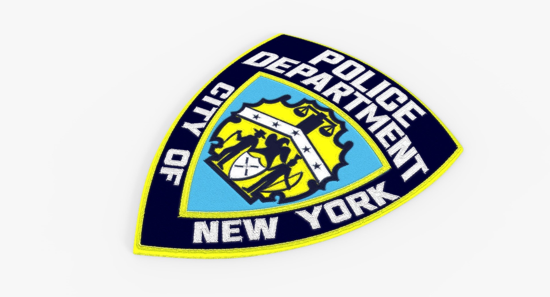 3D Model New York Shield Patch - TurboSquid 1356302