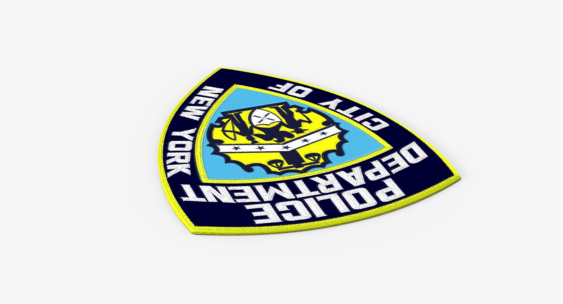 3D Model New York Shield Patch - TurboSquid 1356302