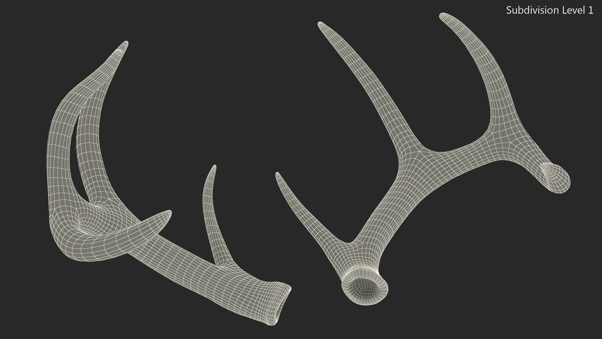 Antlers 3D - TurboSquid 2185743
