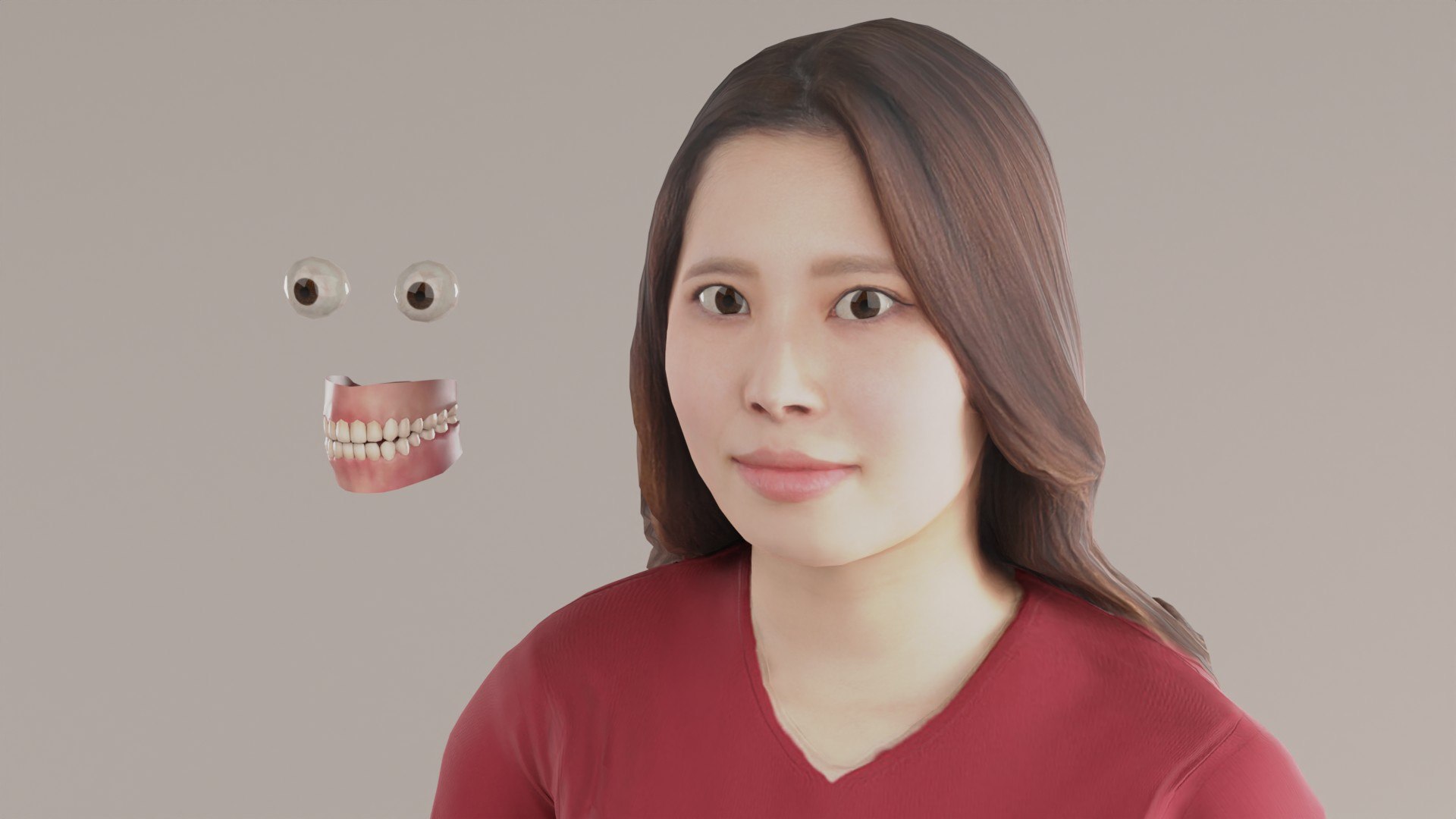 3D Asian Woman Animation3D 176 Sara - TurboSquid 2151056