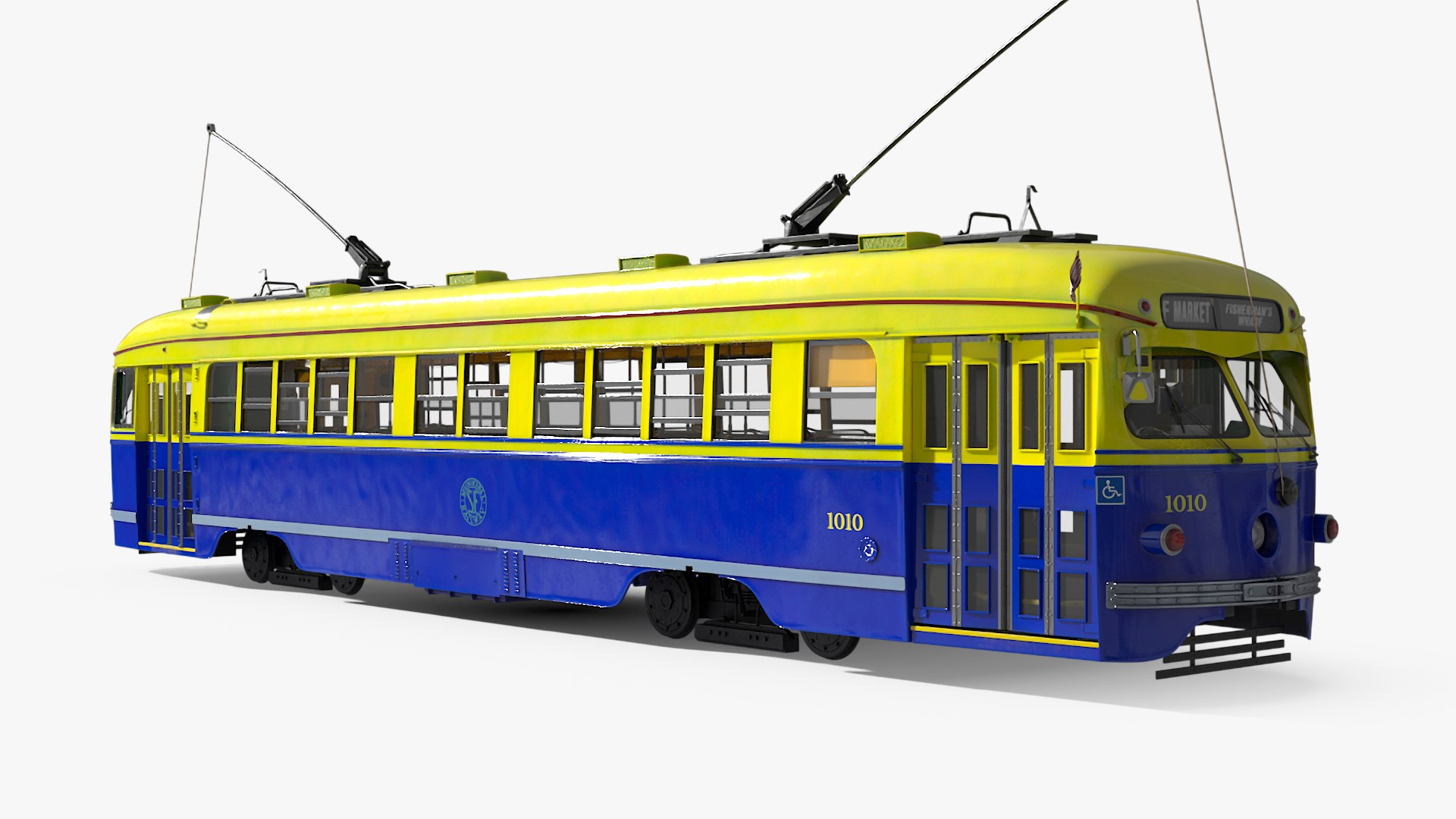 Retro Tram Model - TurboSquid 2318226