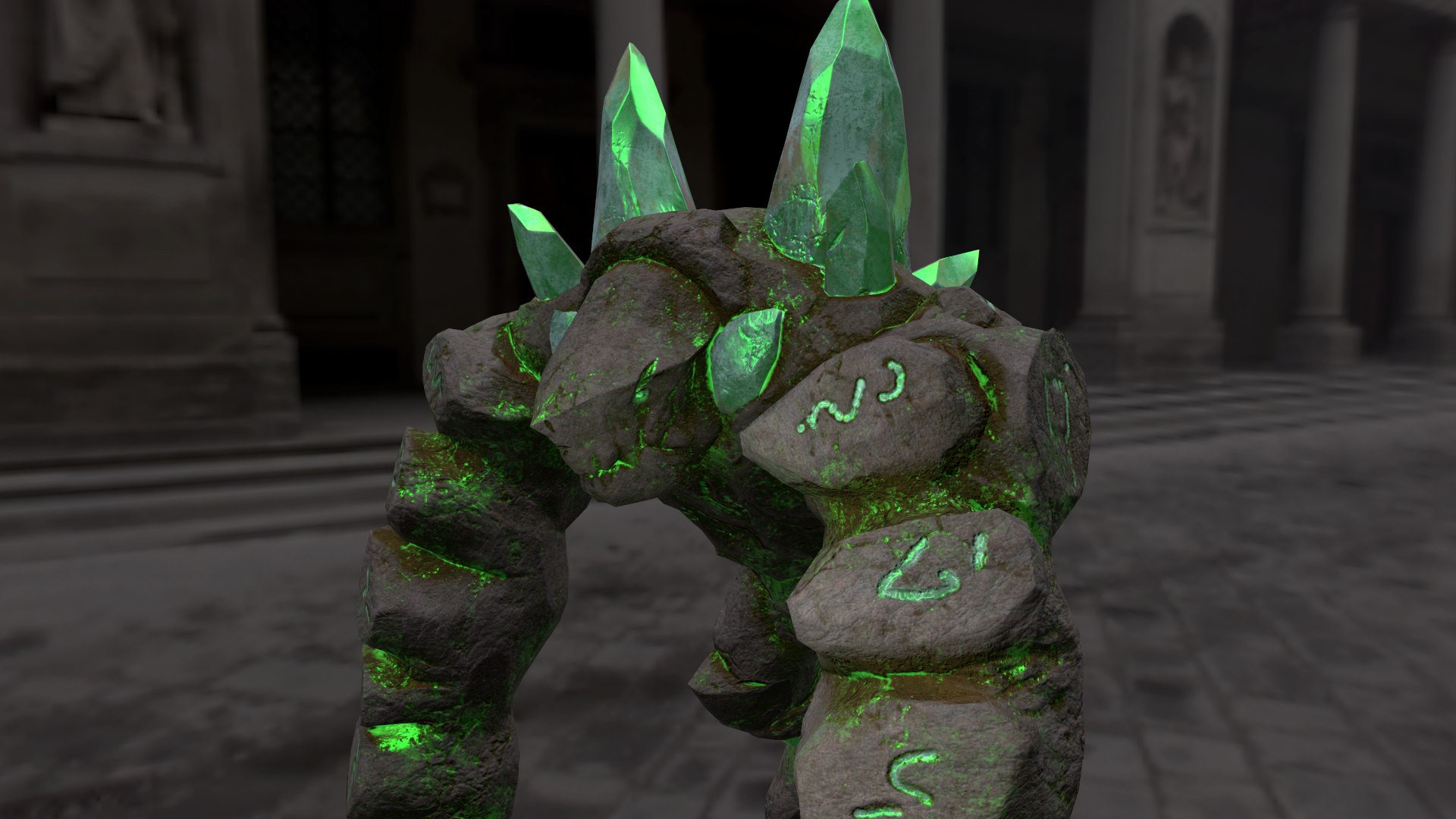 Elemental Golems 3D Model - TurboSquid 1346577