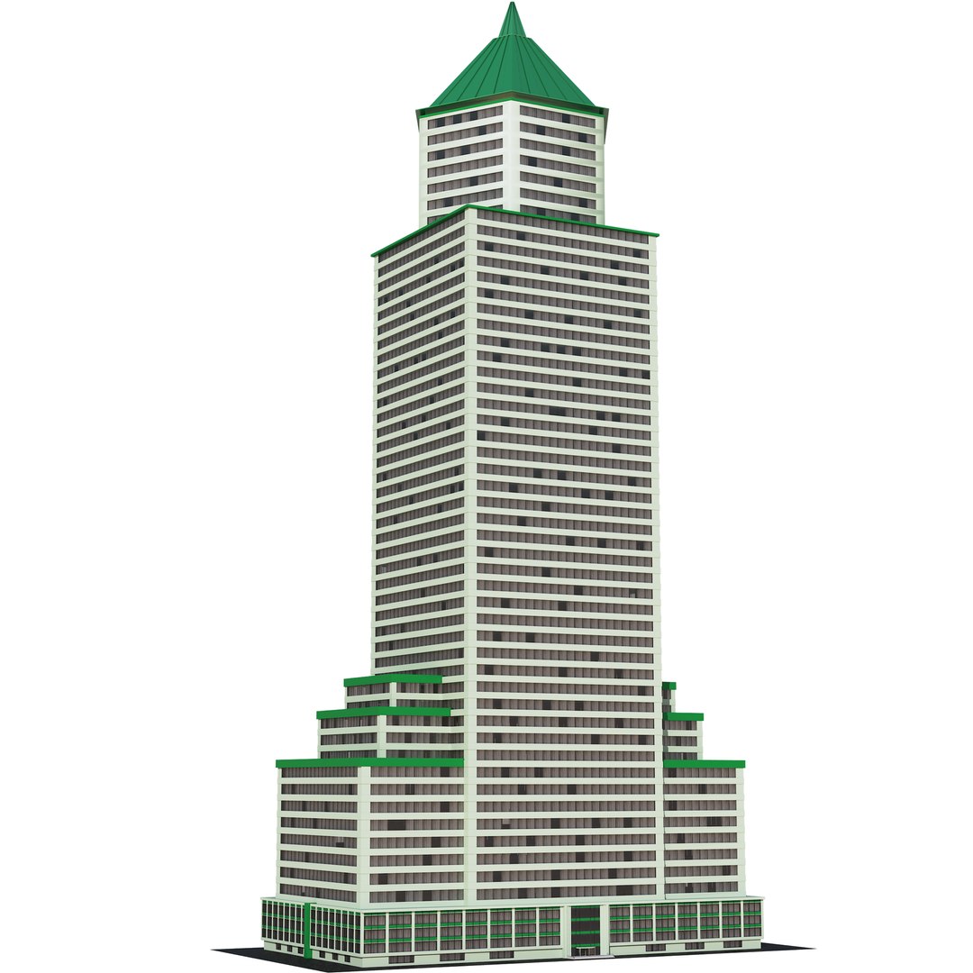 Architecture building skyscraper 3D - TurboSquid 1392746