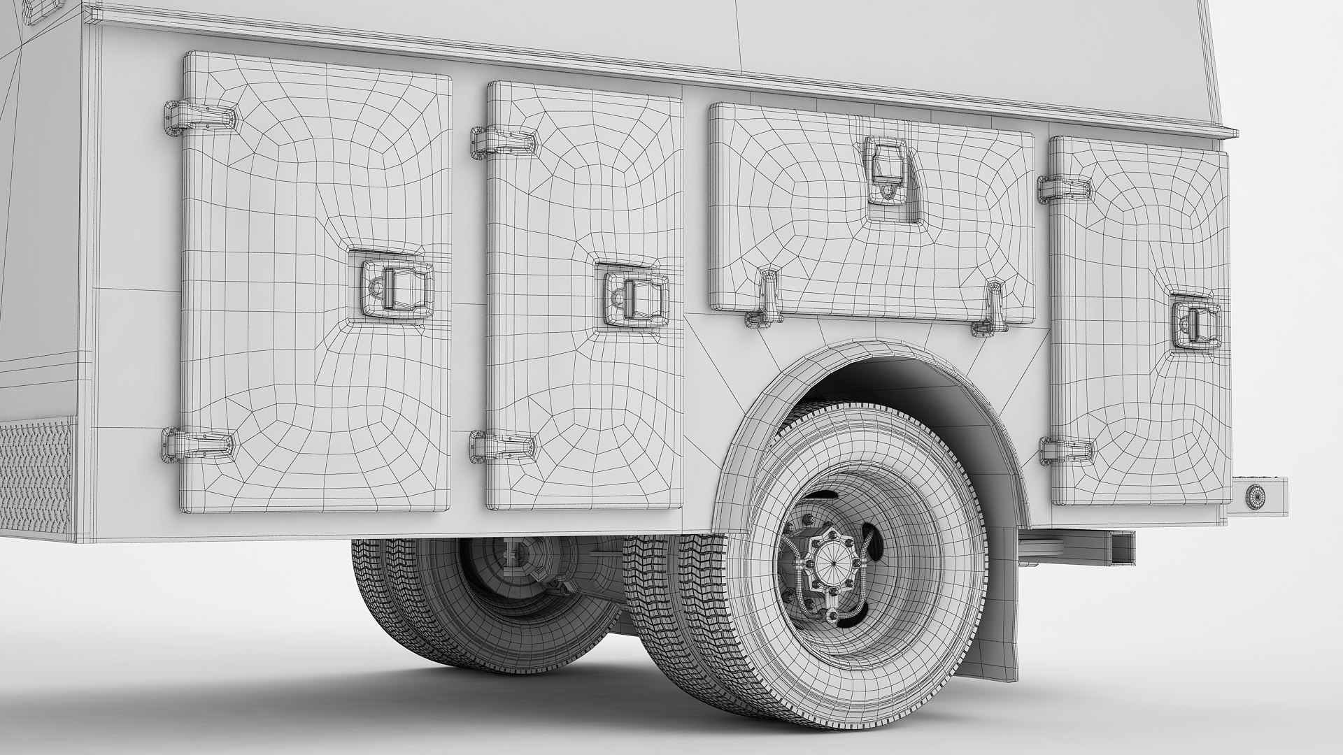 3D Service Truck Cabin 03 model - TurboSquid 1764073