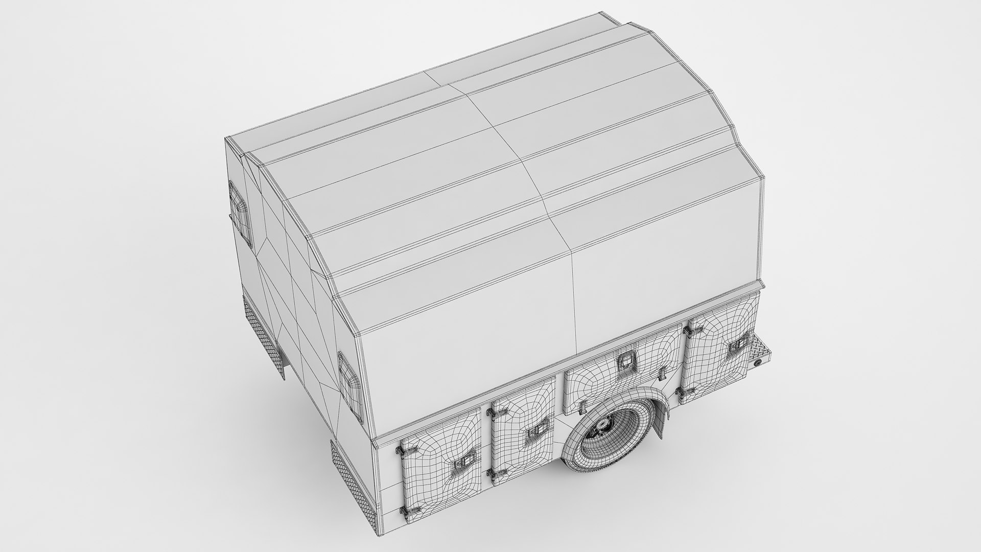 3D Service Truck Cabin 03 model - TurboSquid 1764073