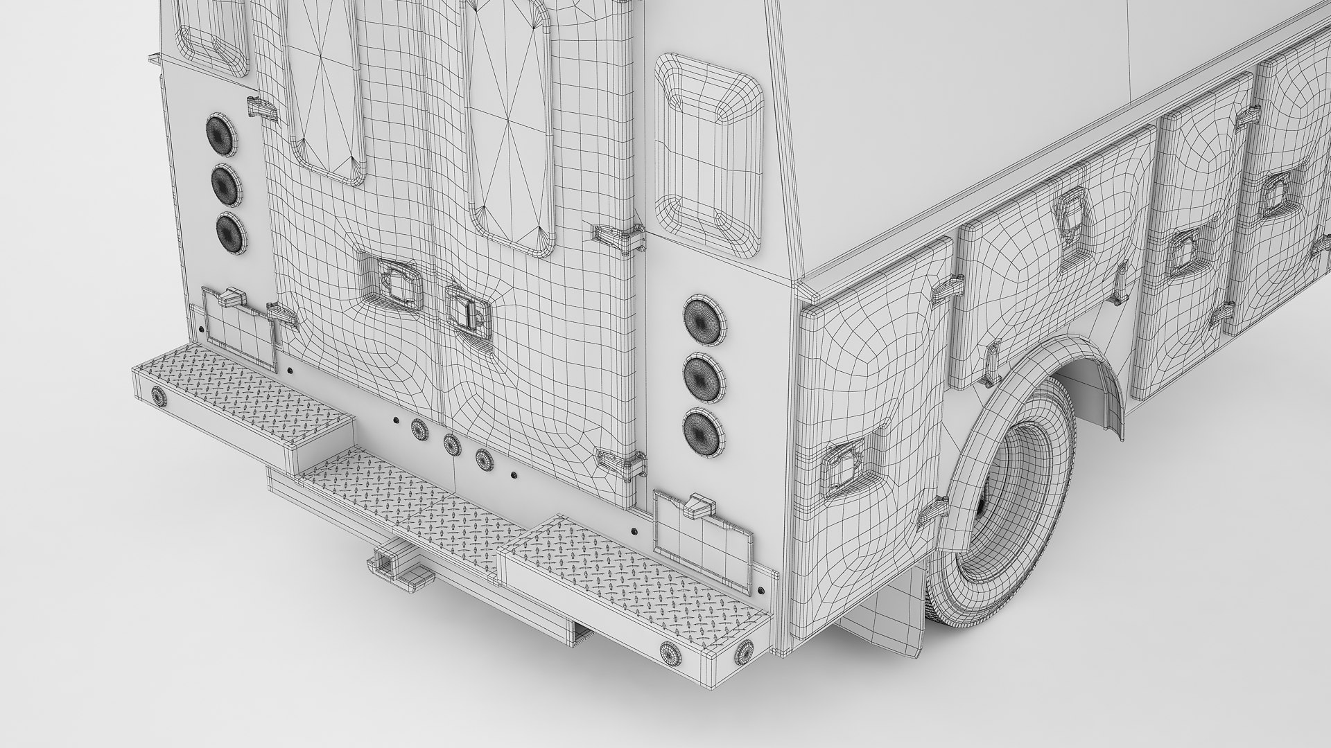 3D Service Truck Cabin 03 model - TurboSquid 1764073