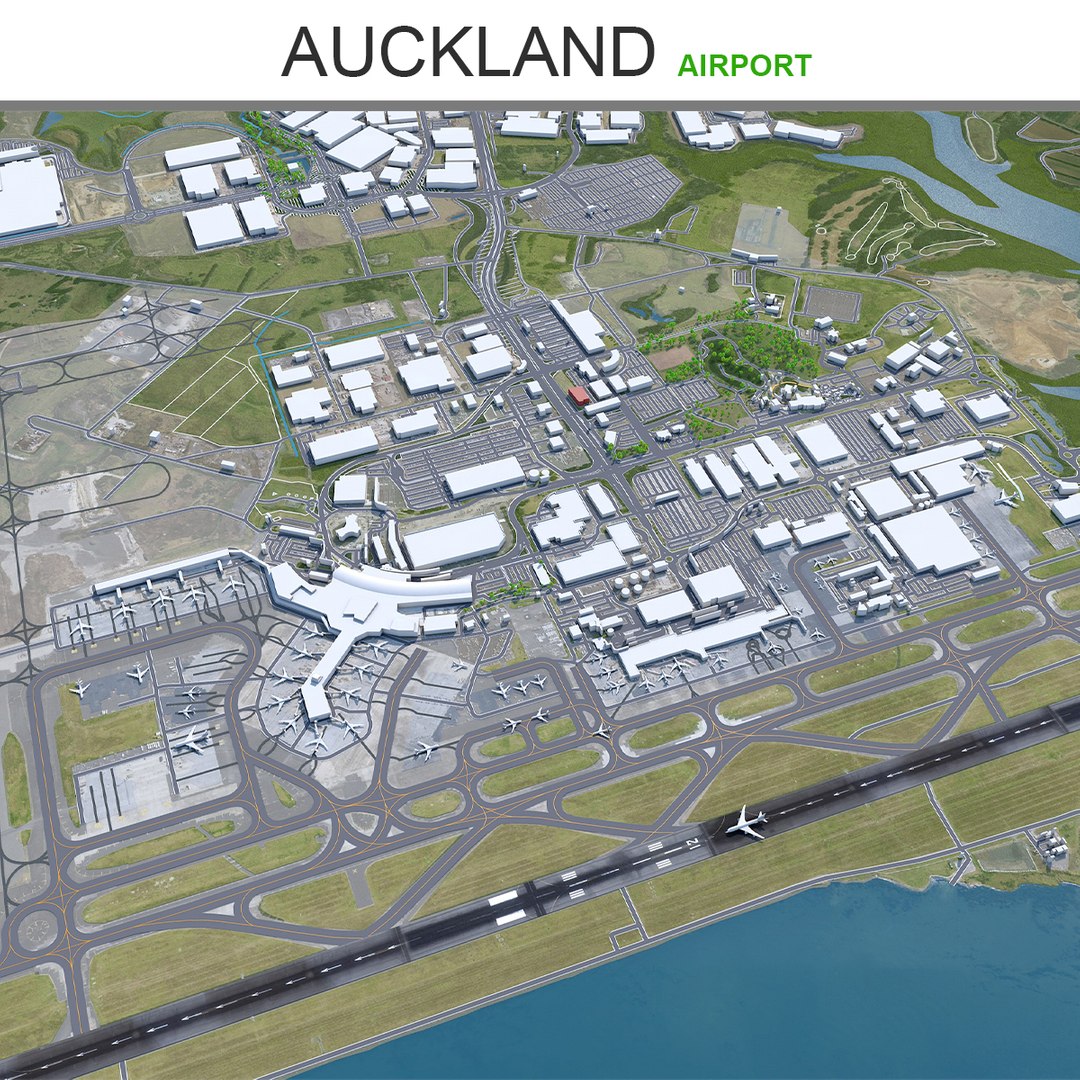 3D Model Auckland Airport - TurboSquid 2004854