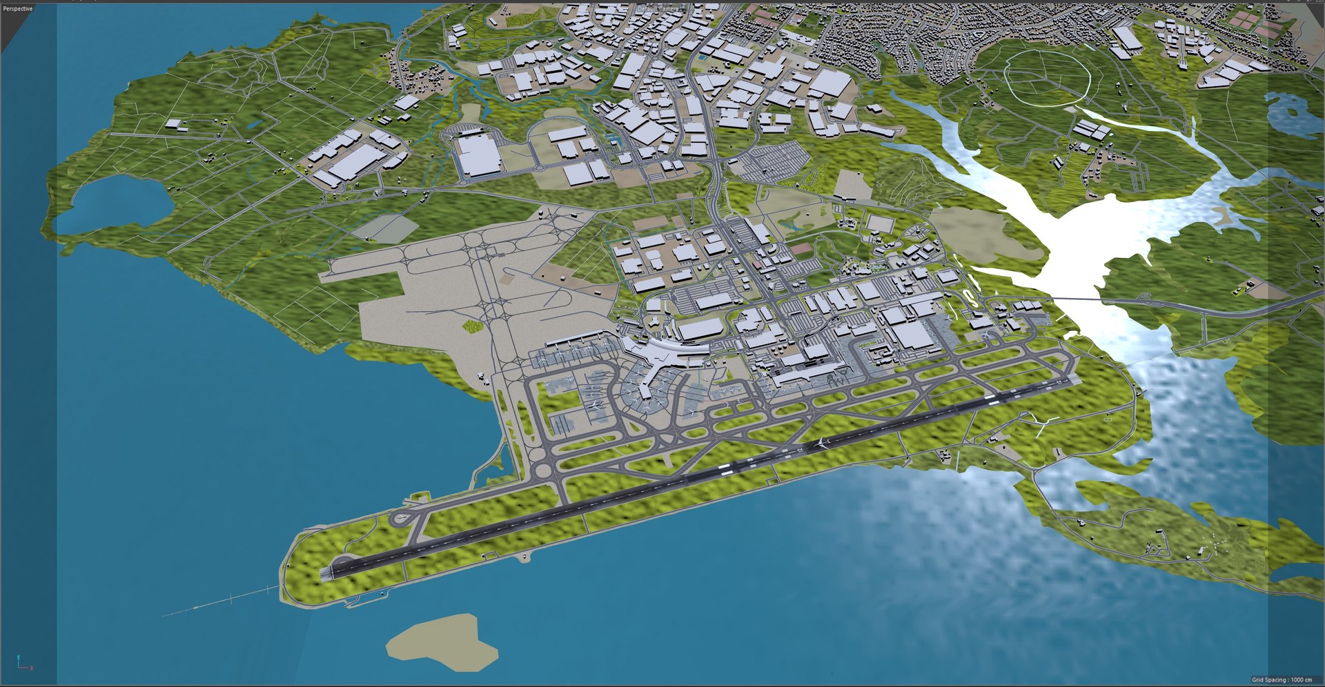 3D Model Auckland Airport - TurboSquid 2004854