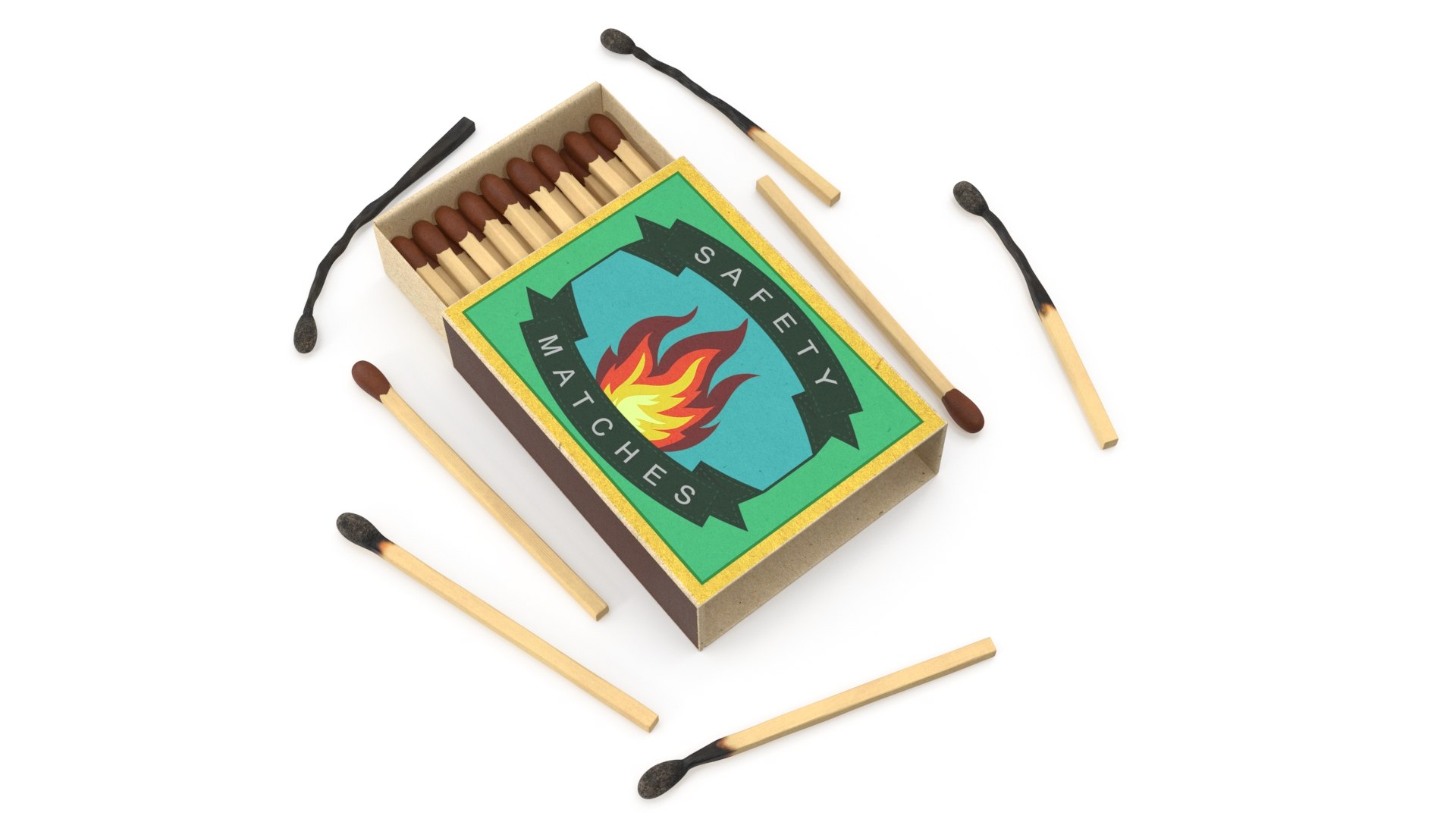 Matches Set Model - TurboSquid 2102668