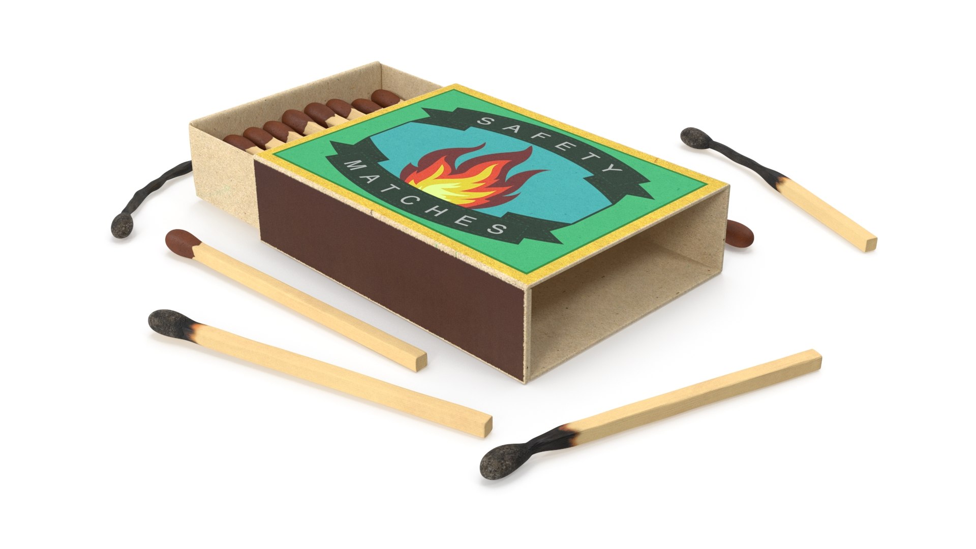 Matches Set Model - TurboSquid 2102668