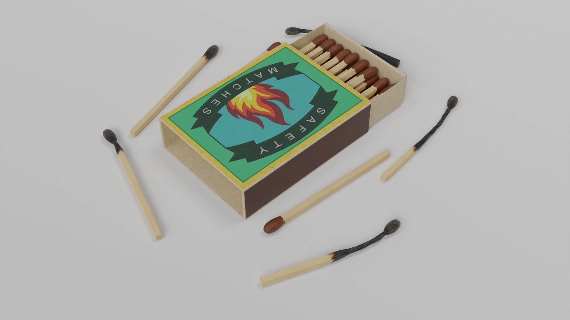 Matches Set Model - TurboSquid 2102668