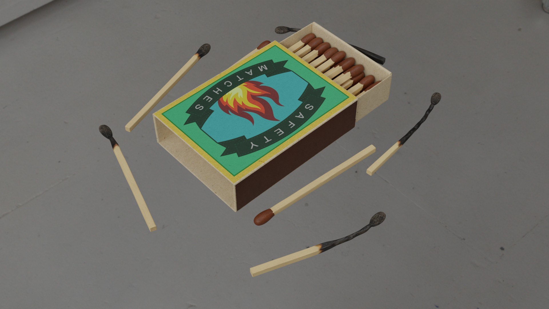 Matches Set Model - TurboSquid 2102668