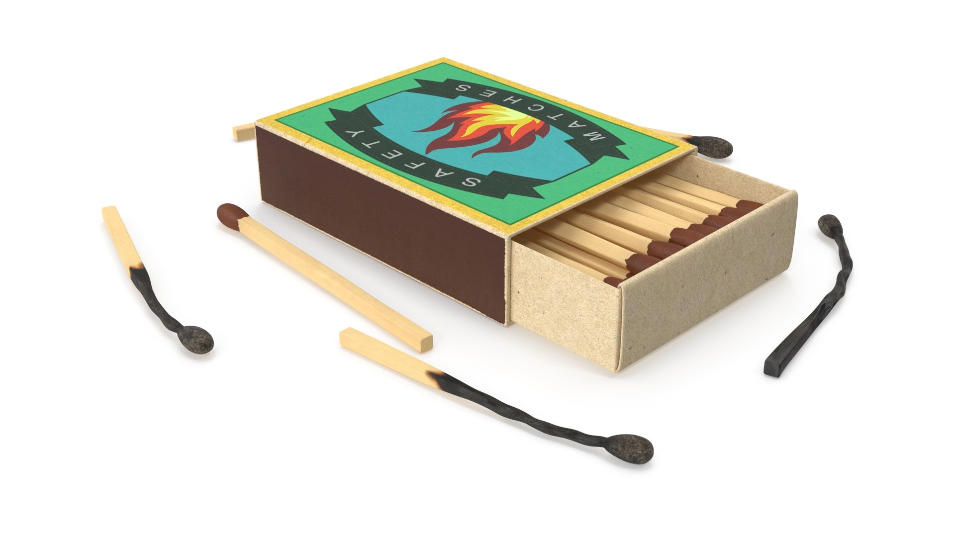Matches Set Model - TurboSquid 2102668