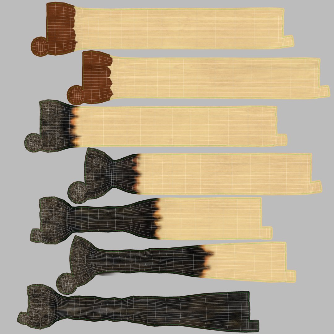 Matches Set Model - TurboSquid 2102668