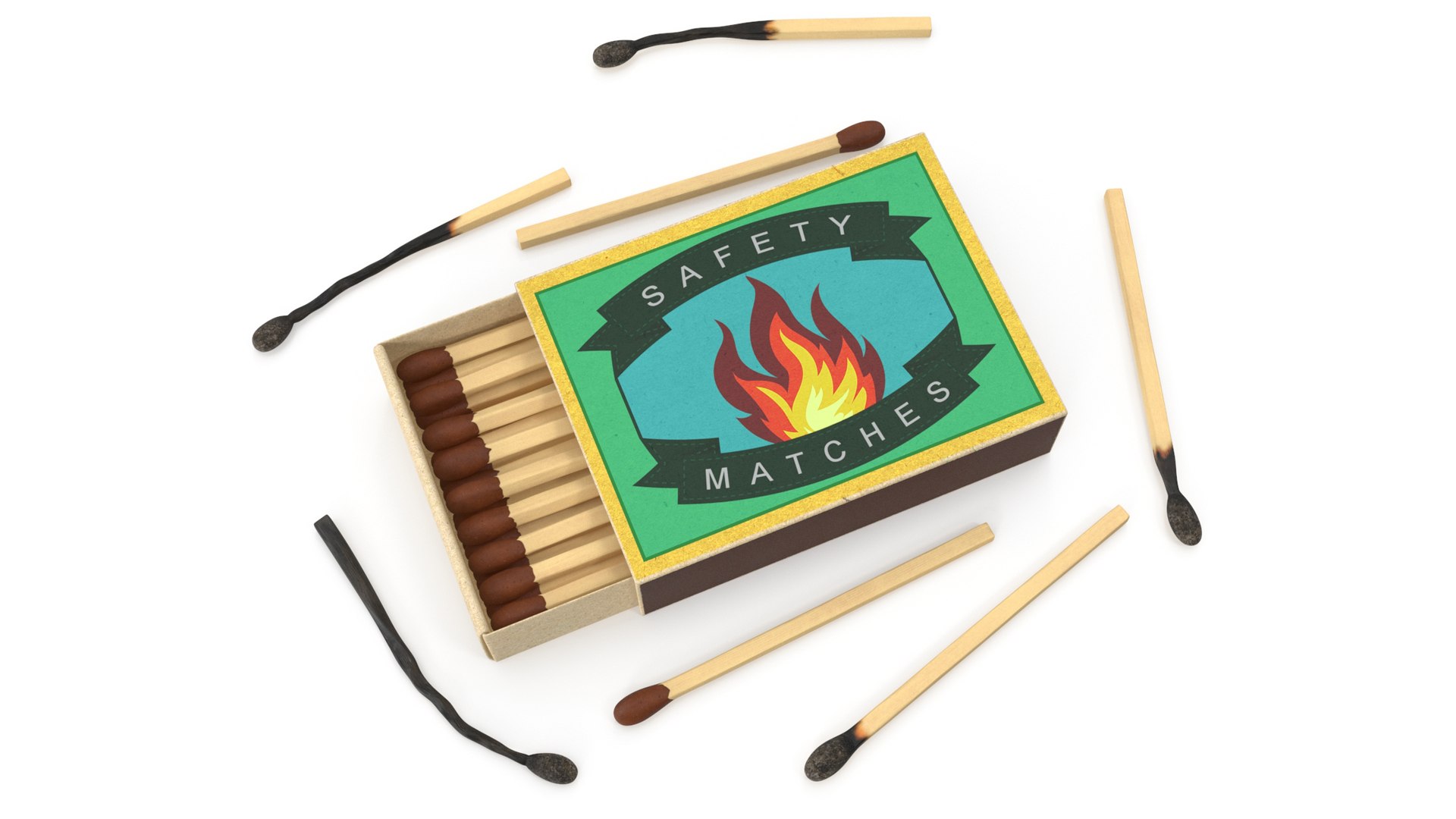 Matches Set model - TurboSquid 2102668