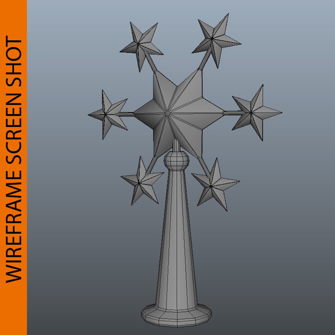 christmas tree topper special 3d max