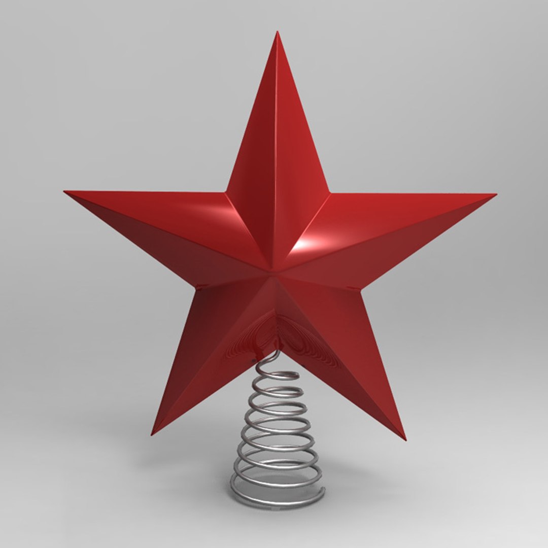 christmas tree topper special 3d max