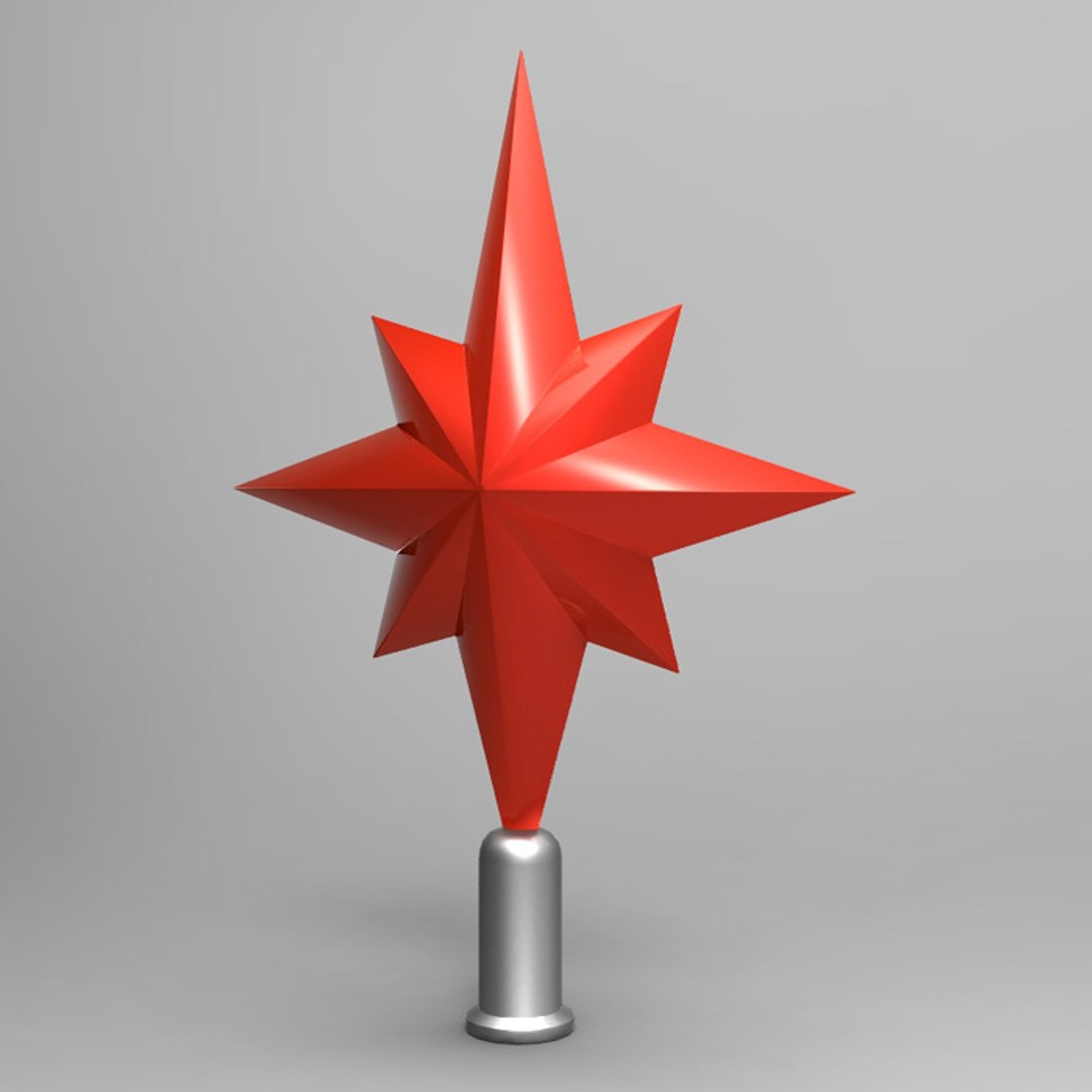 christmas tree topper special 3d max
