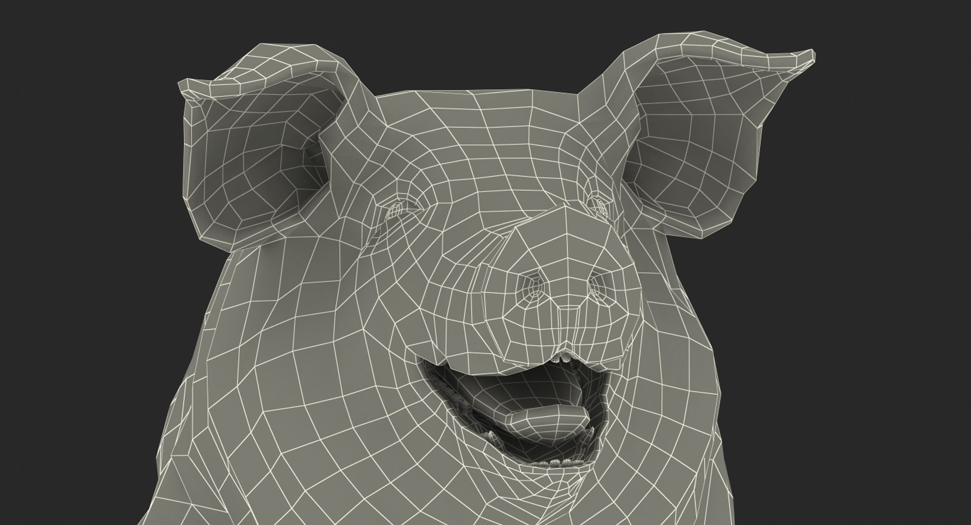Pig Sow Peitrain Walking 3D Model - TurboSquid 1370934