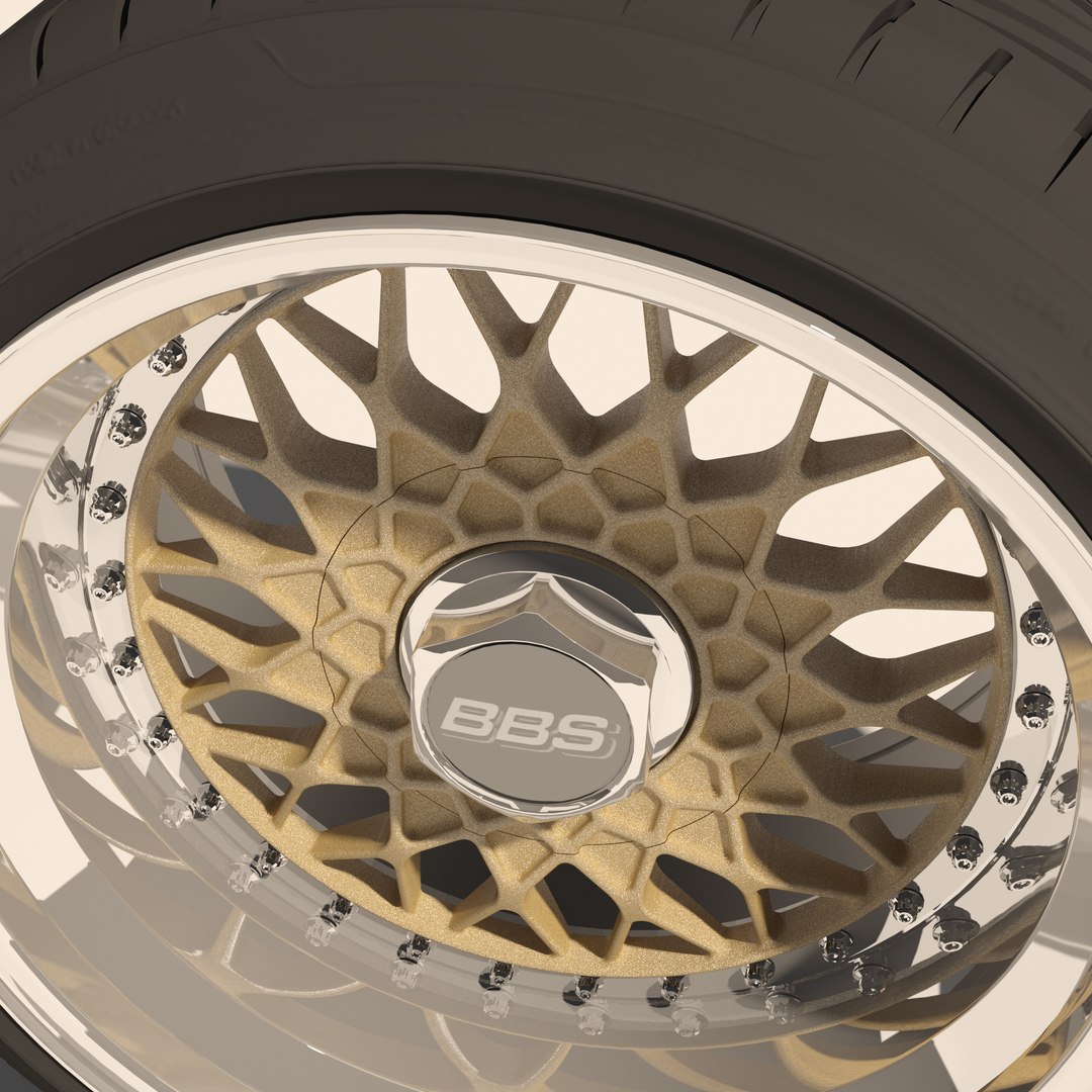 3d Model Bbs Rs Wheel