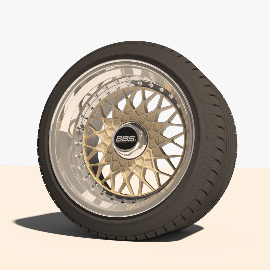 3d Model Bbs Rs Wheel