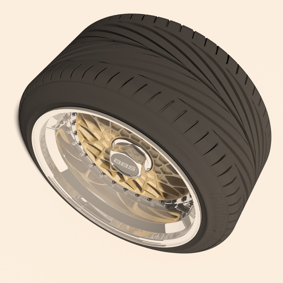 3d Model Bbs Rs Wheel