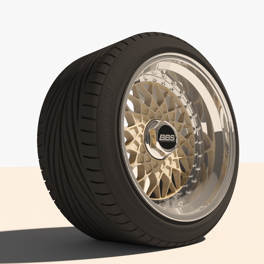 3d Model Bbs Rs Wheel
